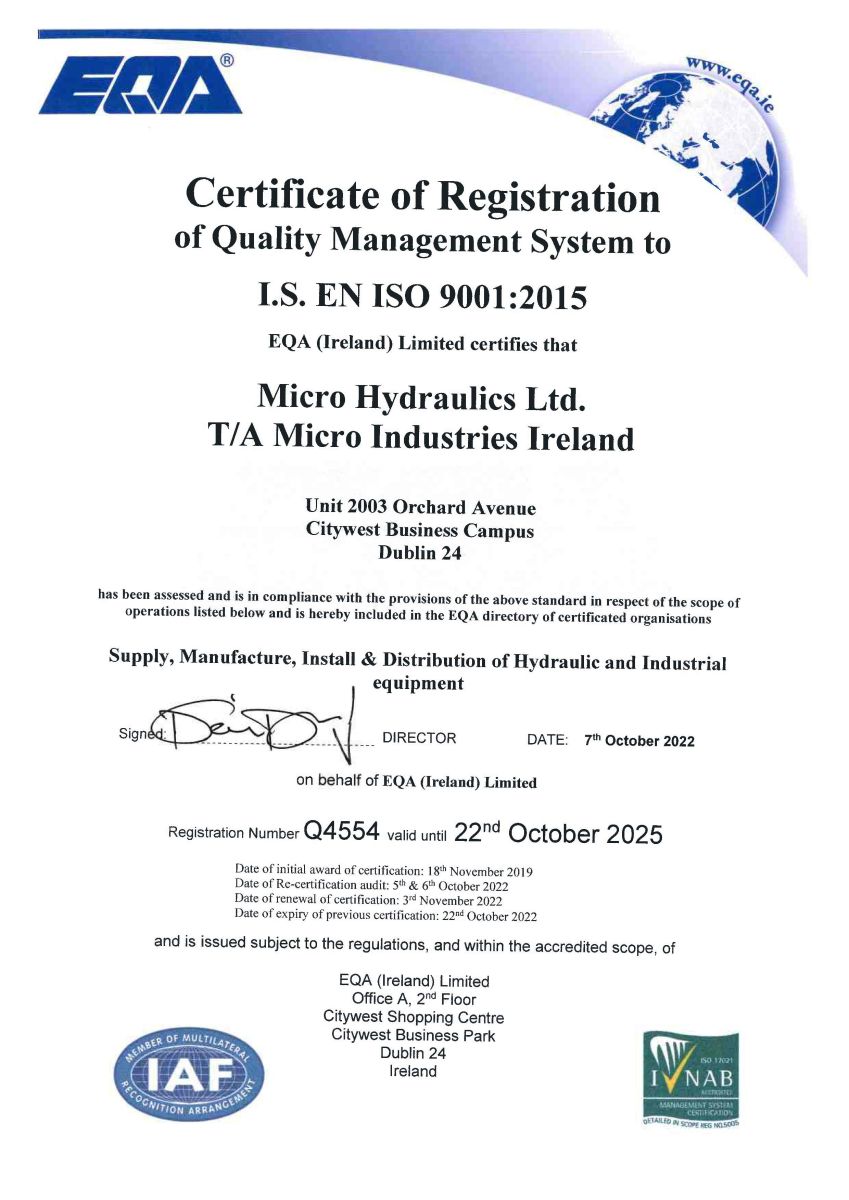 ISO | Certificates