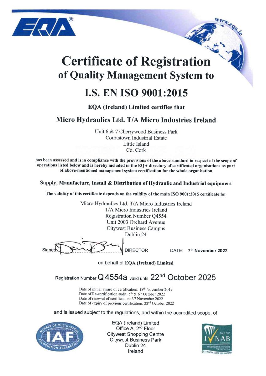 ISO | Certificates
